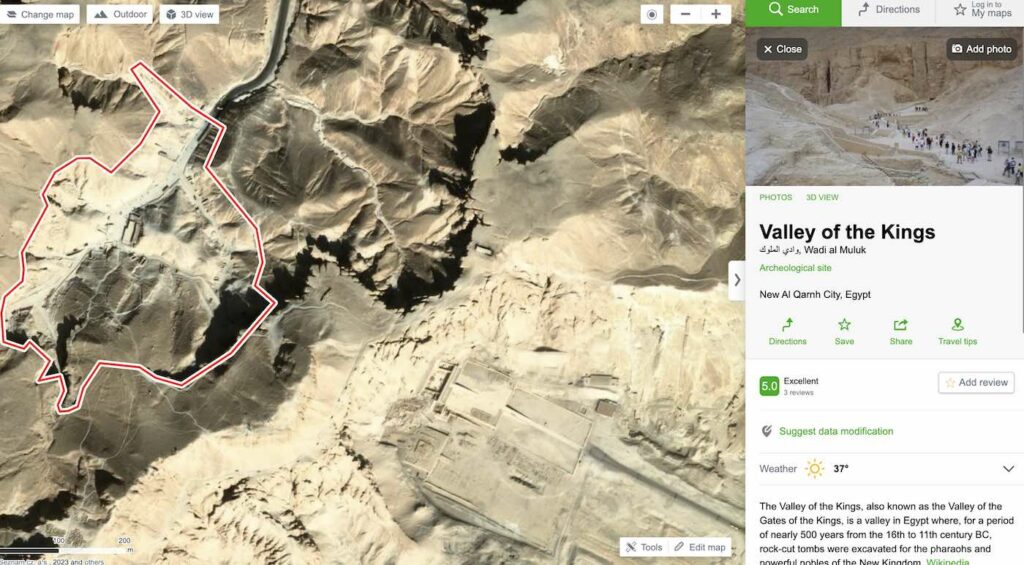 Údolí králů: Hrobky faraonů, výlet, vstupné, mapa, zajímavosti